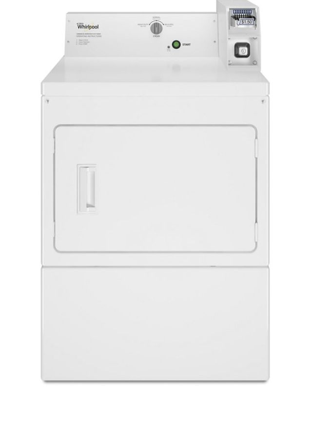 Whirlpool Commercial Gas Super-Capacity Dryer, Coin-Slide and Coin-Box ...