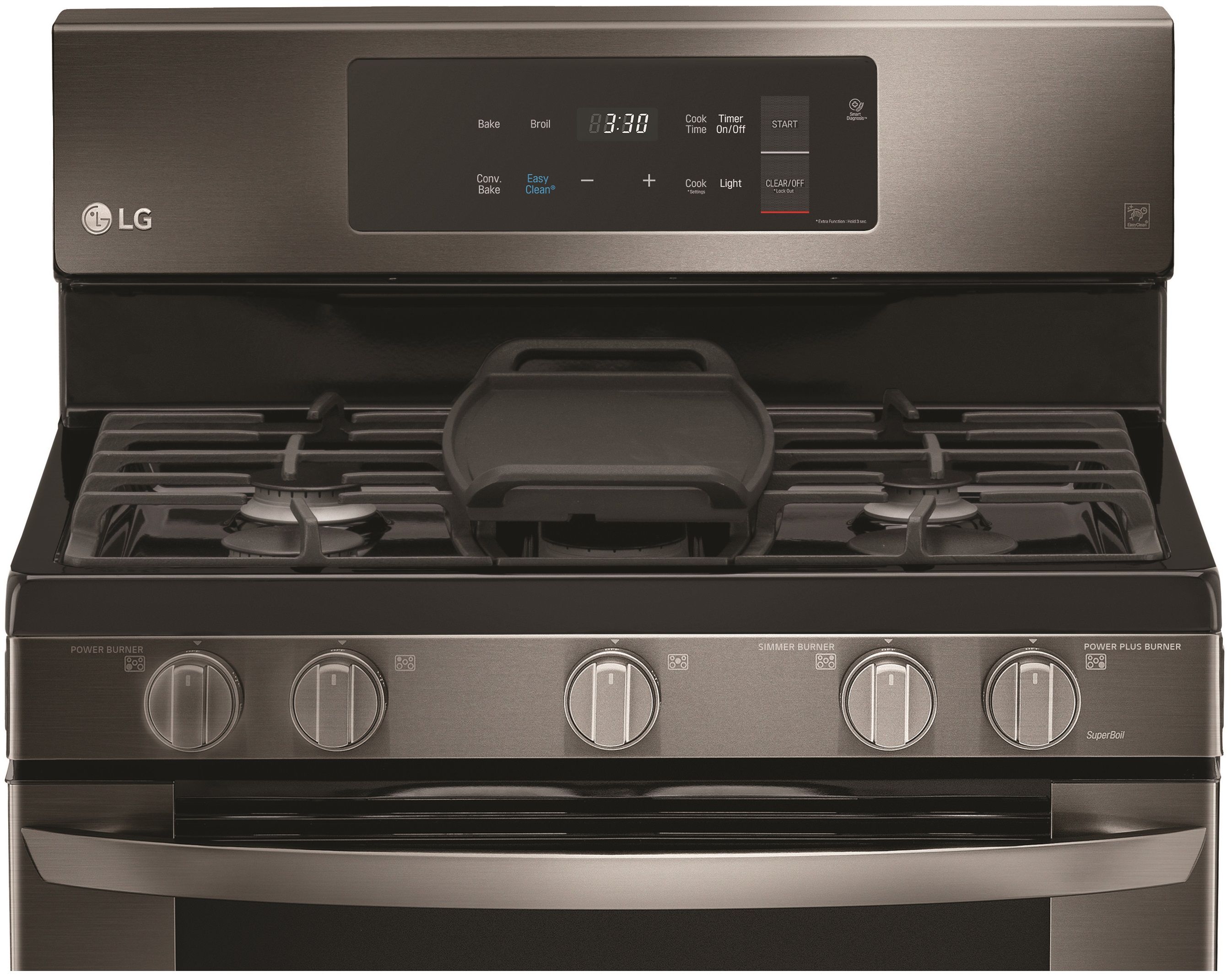 LG 30 Freestanding Single Oven Gas Range Black Stainless Steel Bargain Supply