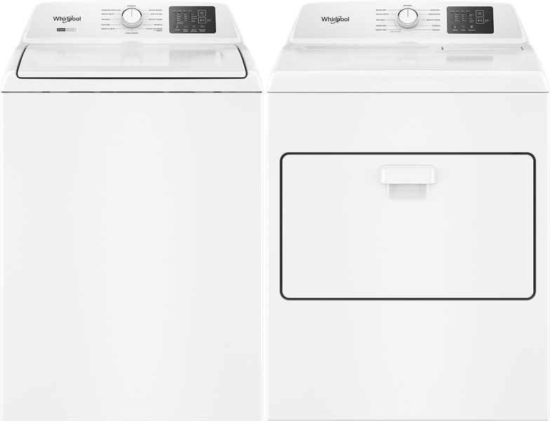 Whirlpool® White Top Load Washer & Electric Dryer Laundry Pair | Famous ...