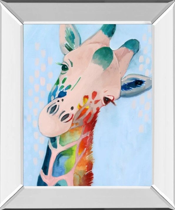 Classy Art Jungle Spectrum II by Grace Popp Mirrored Frame Wall Art ...