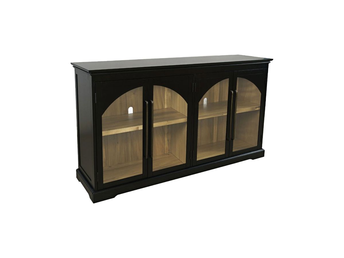 Manning Black 65in console | Bob Mills Furniture