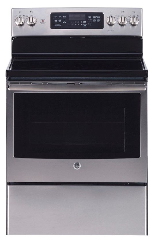GE® 30" Stainless Steel Freestanding Electric Range | Midland Appliance ...