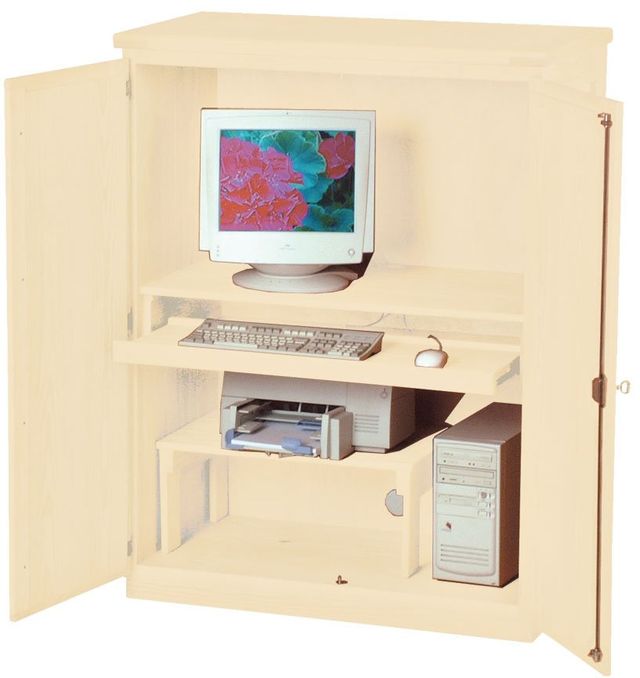 Crate Designs™ Furniture Unfinished Computer Armoire | Old McDonald's ...