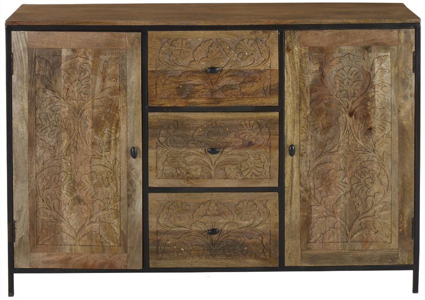 Jaipur Furniture Jacobean Iron Brown Chest | Fischer Furniture | Rapid ...