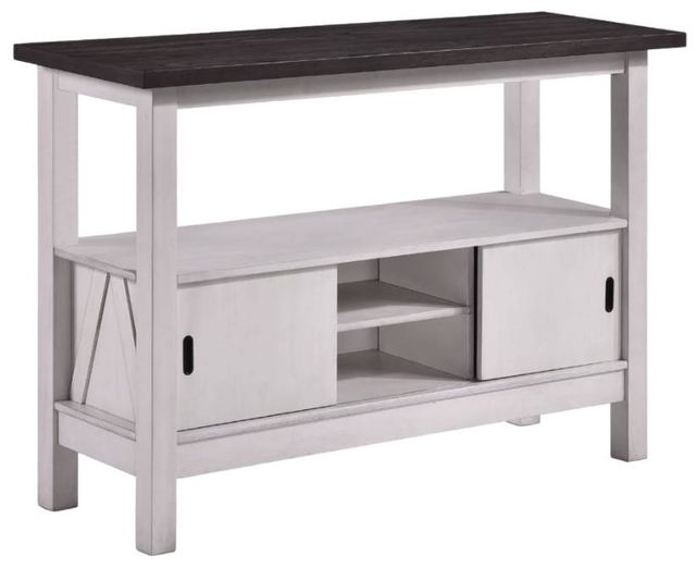 New Classic® Home Furnishings Maisie Dark Brown/White Server | Fischer ...