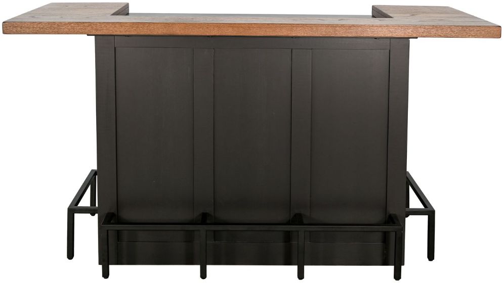 Sunny Designs™ Uptown Black Magic/Cinder Front Bar | Lacks Furniture ...