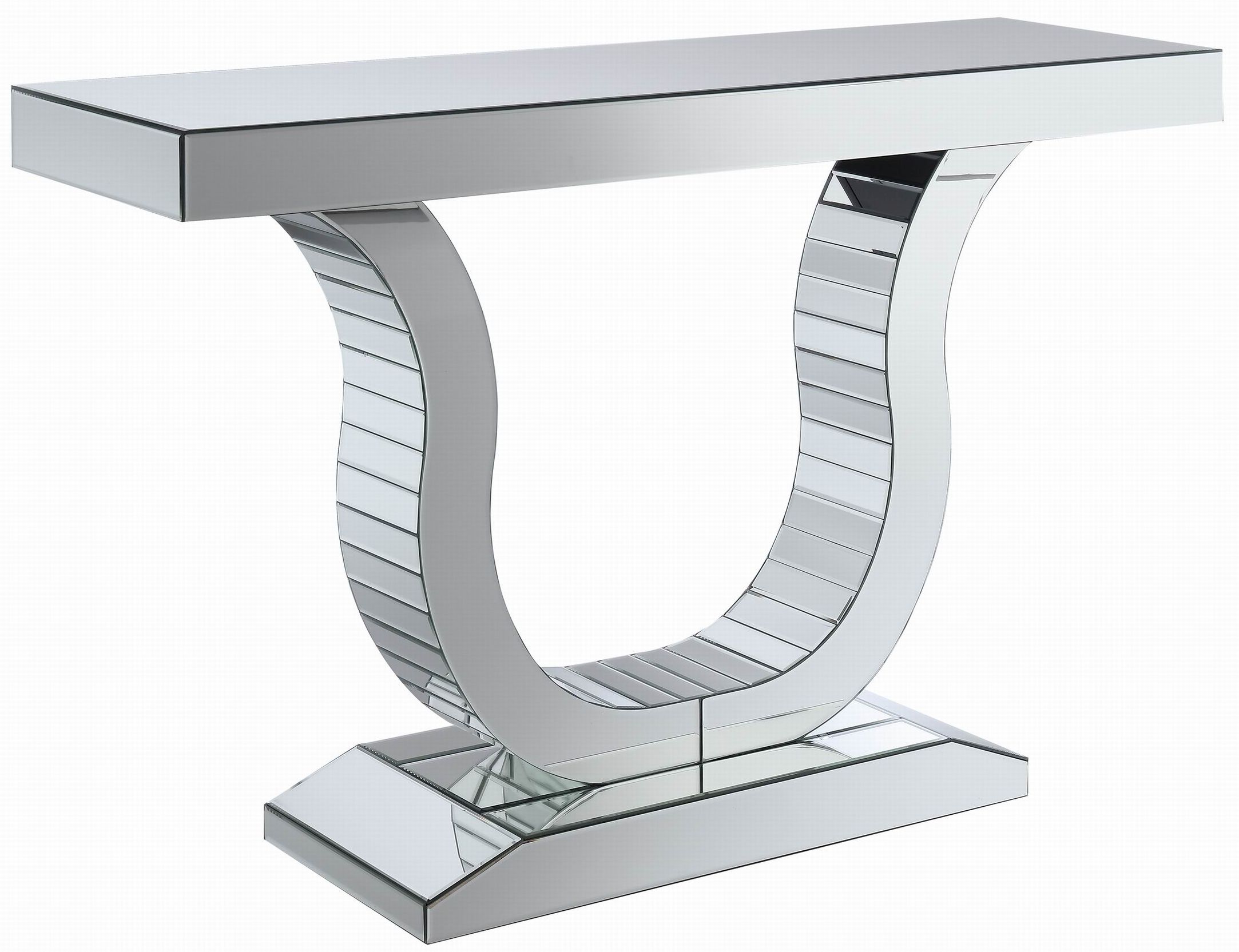 Coaster mirrored console table store