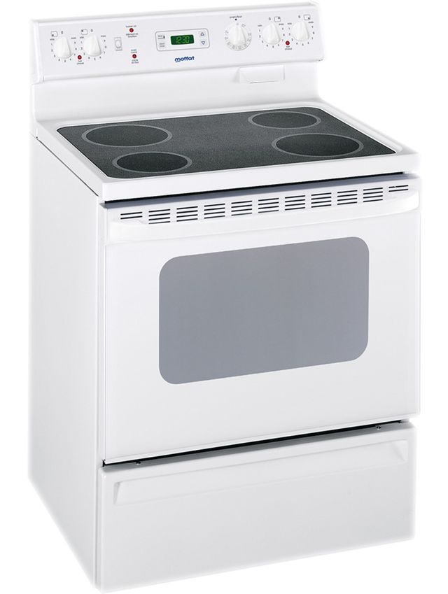Moffat® 30" White Freestanding Electric Range | Midland Appliance World ...