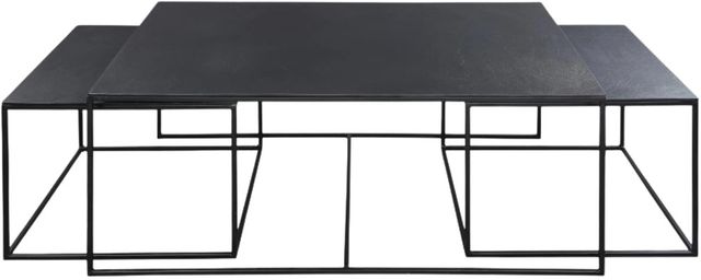 Riverside Furniture Declan Antique Charcoal Nesting Table | Jacksonville, NC