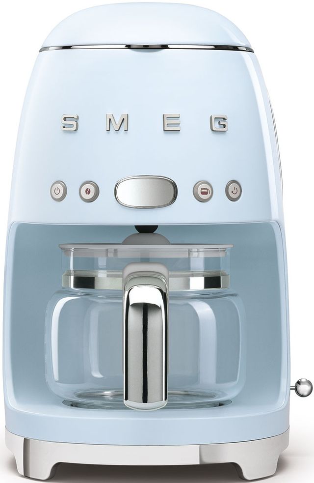 Smeg 50's Retro Style Pastel Blue Countertop Coffee Maker | Midland ...