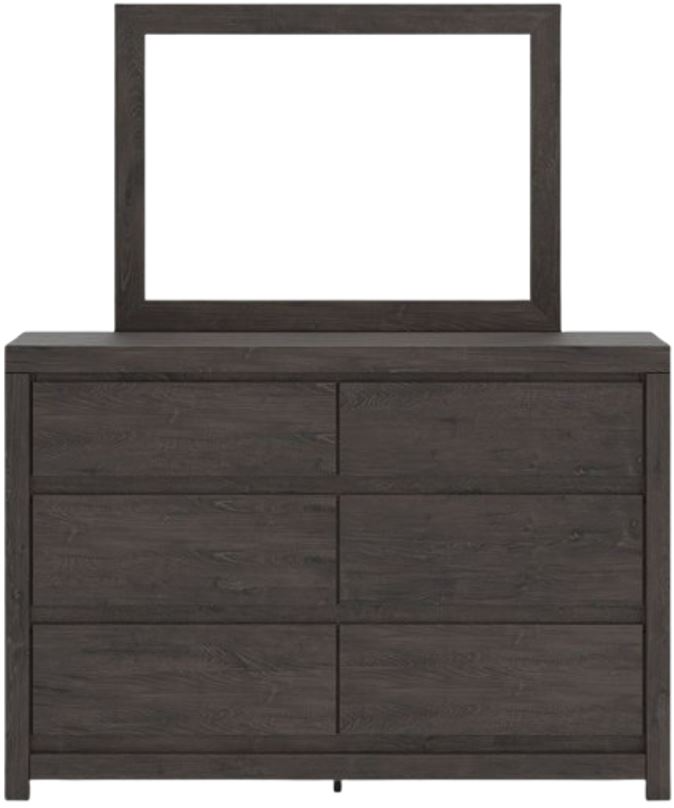 Signature Design by Ashley Fraluna Charcoal Dresser and Mirror