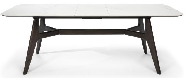 Natuzzi Editions Plettro Brown Ash Rectangular Extendable Dining Table ...