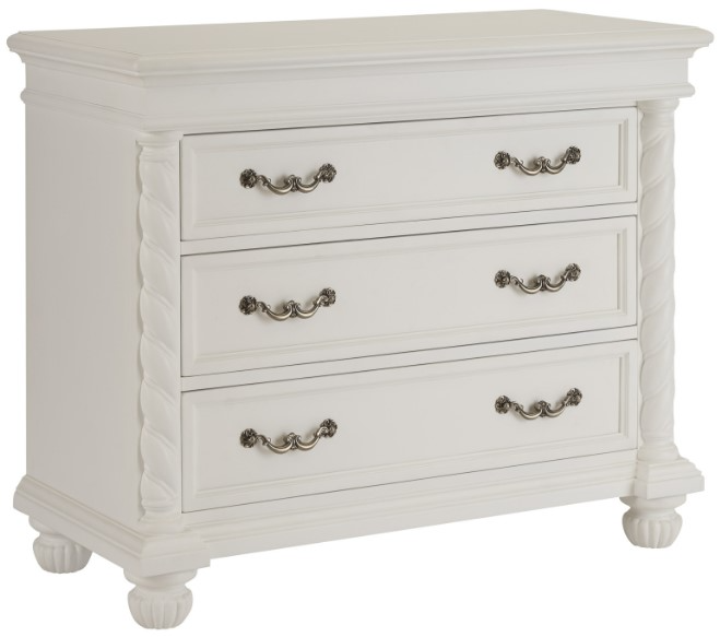 Barclay and Butera by Lexington Barletta White Bachelors Chest Appliance Leaders