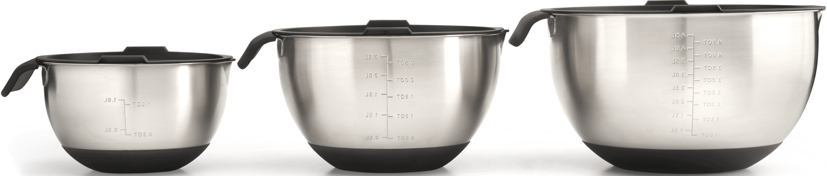 Napoleon Stainless Steel 3 Piece Marinating Bowl Set | Grand Appliance ...