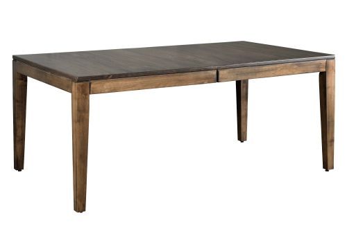 Country View Woodworking Elm & Brown Maple Table | Fischer Furniture ...