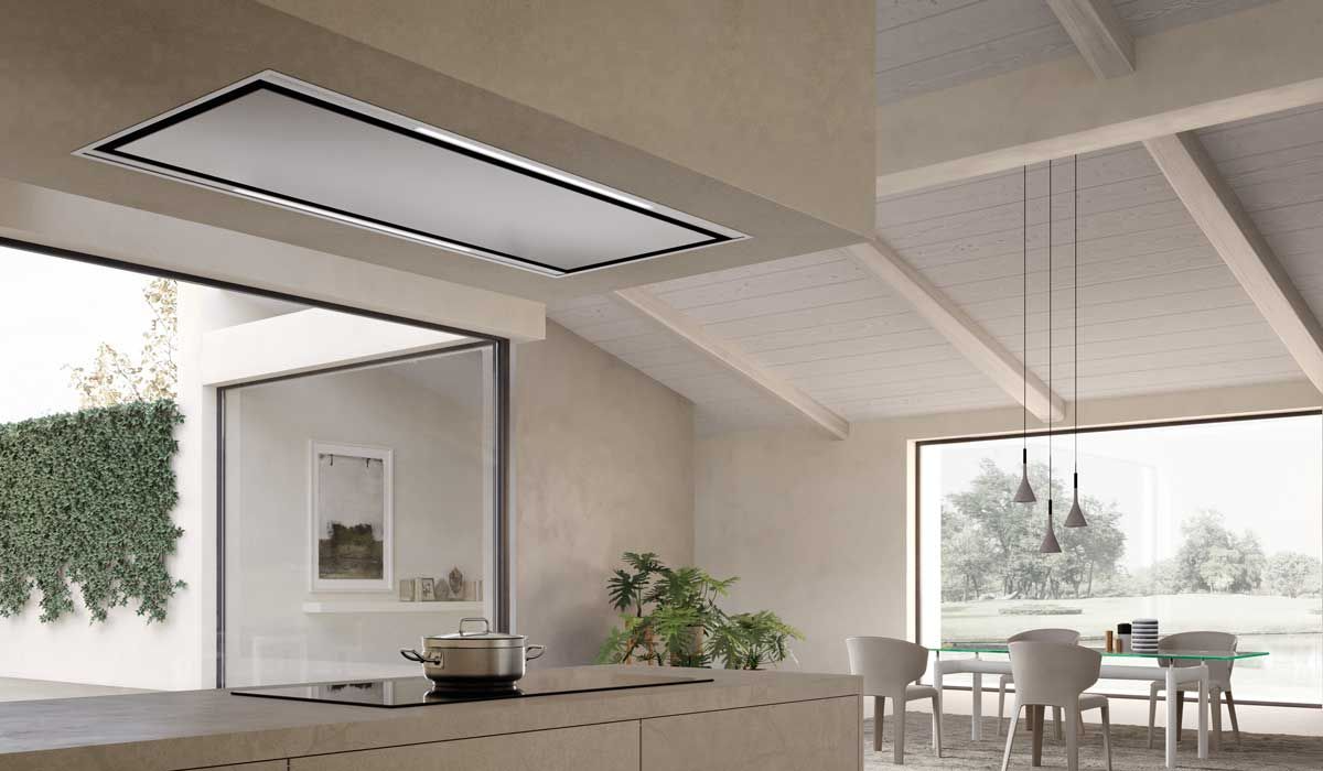 Faber Stratus Isola 48 Stainless Steel Island Range Hood