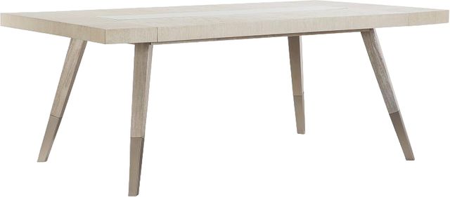 Magnussen Home® Lenox Acadia White/Bronze Glass/Warm Silver Rectangular ...