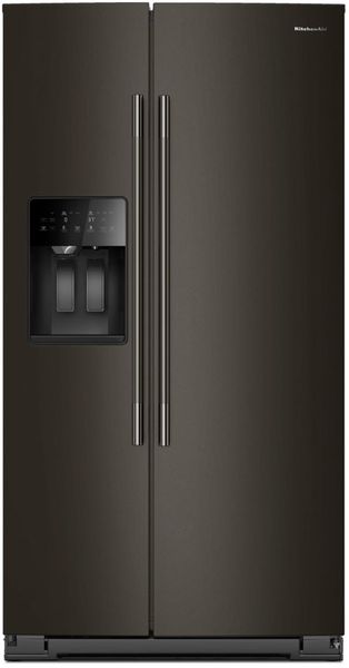 KitchenAid® 36" 20.6 Cu. Ft. Black Ore Counter Depth Side-by-Side ...