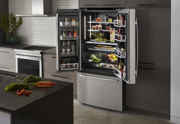 JennAir 23.8 Cu. Ft. Stainless Steel Counter Depth French Door Refrigerator Clinton Township MI Macomb MI Rochester MI