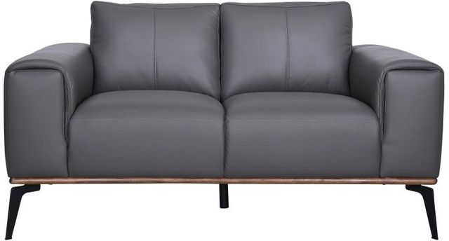 Porter International Designs Pietro Gray Loveseat | Fischer Furniture ...