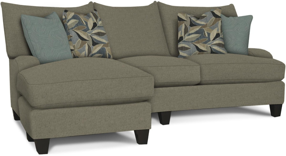 England Furniture Customizable Del Mar Catalina Sofa with Floating Ottoman Chaise Great Rooms Furniture and Mattresses