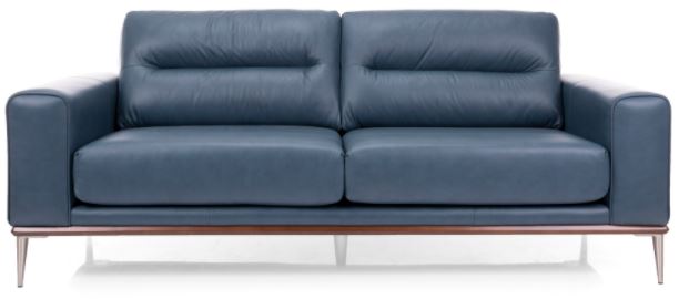 Decor Rest Furniture LTD 3030 Dark Blue Sofa Lux Furniture Gallery Herndon VA