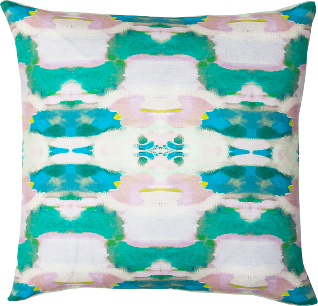Laura Park Designs Flower Child Emerald 22" x 22" Throw Pillow ...
