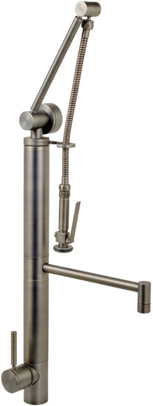 Waterstone™ Gantry Matte Antique Pewter Pulldown Faucet | Yale ...