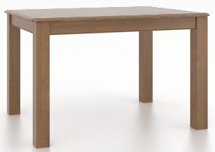 Canadel Customizable Gourmet 48" VD Square Leg Dining Table | Green's ...