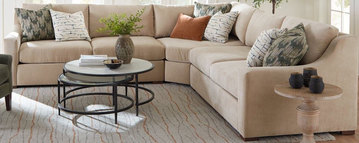 Jonathan Louis Customizable Wilshire 4-Piece Sectional | Fischer ...