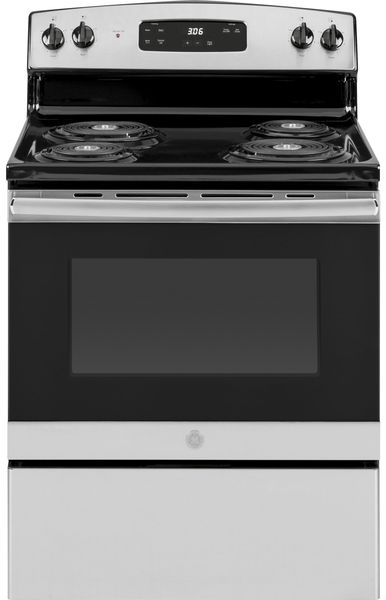GE® 30" Stainless Steel Free Standing Electric Range | LGA ...