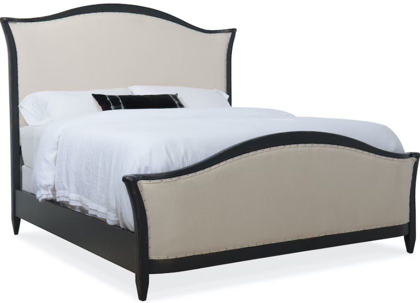 Black and white king headboard store
