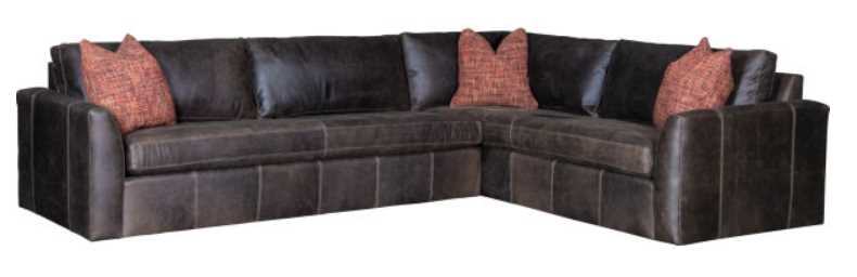 Mayo Customizable 5568L 3-Piece Leather Sectional Sofa | Gil's ...