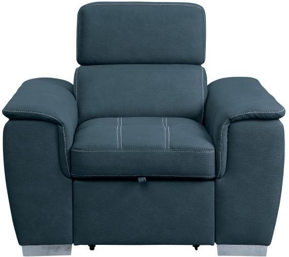 Fauteuil avec appuie-tête ajustable et repose-pieds extractible ...