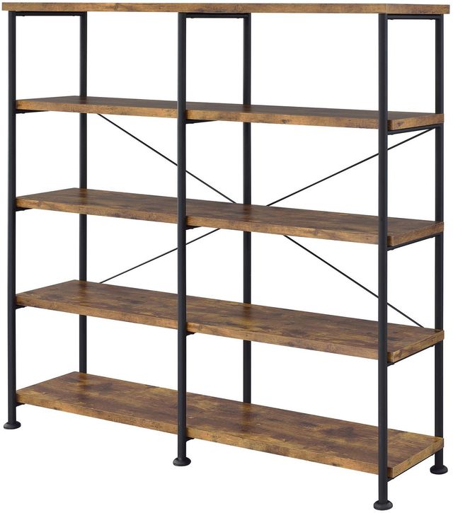 Coaster® Analiese Antique Nutmeg Open Bookcase | Fred's Furniture Co ...