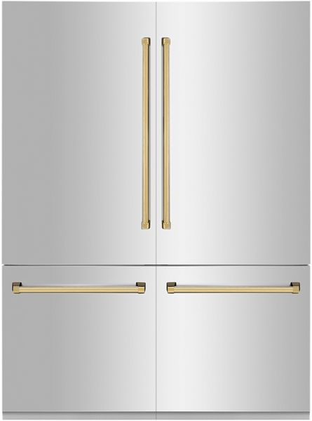 ZLINE Autograph Edition 60" 32.2 Cu. Ft. Stainless Steel Built In ...
