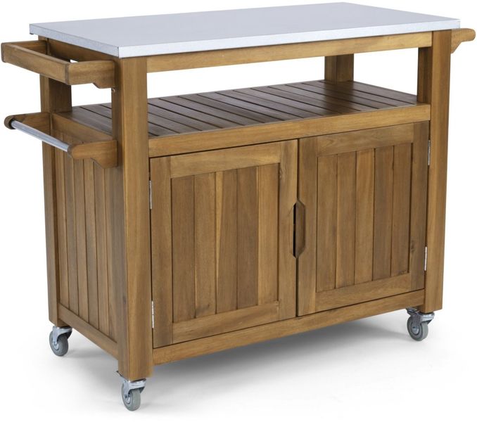 homestyles® Maho Brown Kitchen Cart | Fischer Furniture | Rapid City, SD