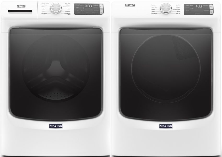 Maytag® White Front Load Laundry Pair | Johnson Mertz