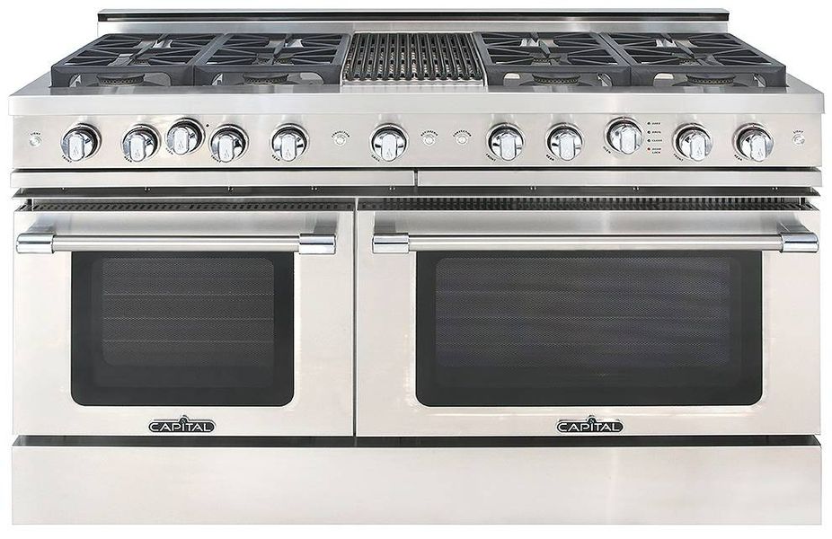 Capital Cooking™ Grand Chef 60" Stainless Steel Sealed Burner Pro Style ...
