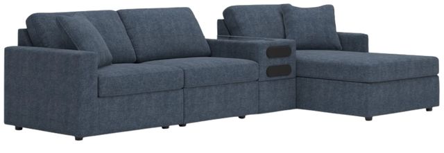 Signature Design by Ashley® Modmax 4-Piece Ink Sectional Sofa with ...