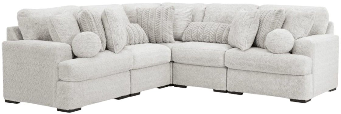 Signature Design by Ashley® Snodoodle 5-Piece Arctic Modular Sectional ...