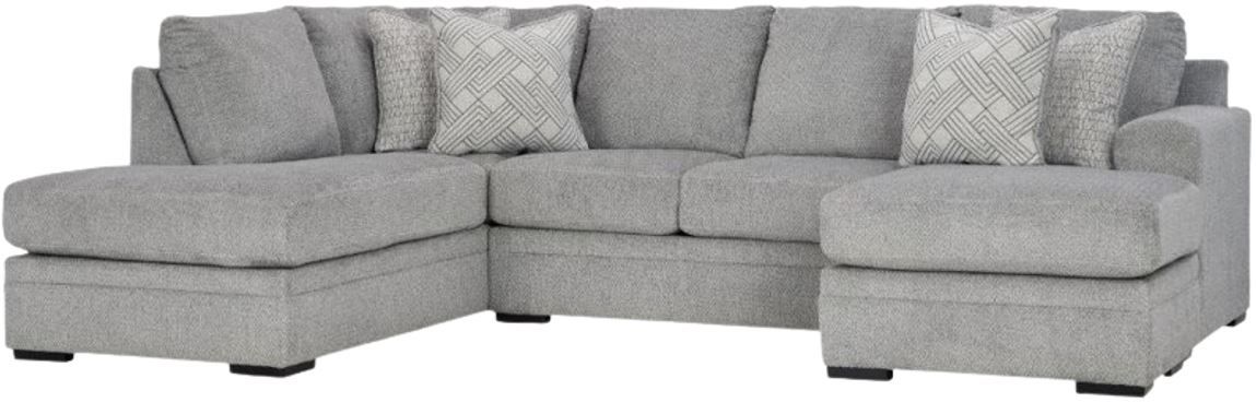 Signature Design by Ashley® Casselbury 2-Piece Cement Left Arm Facing ...