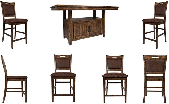 Jofran Inc. Cannon Valley 7 Piece Pub Set | Fischer Furniture | Rapid ...