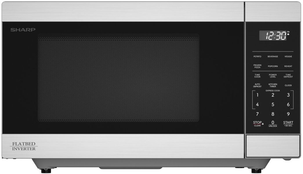 Sharp® 1.1 Cu. Ft. Stainless Steel Flatbed Countertop Microwave with ...