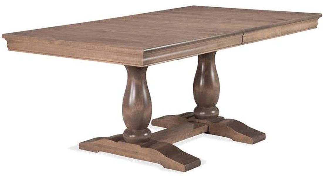 Handstone Customizable Monticello Maple 48x72 Dining Table with 3x12 ...