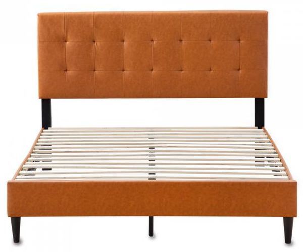 Weekender™ Jensen Faux Caramel King Platform Bed | Gil's Furniture and ...