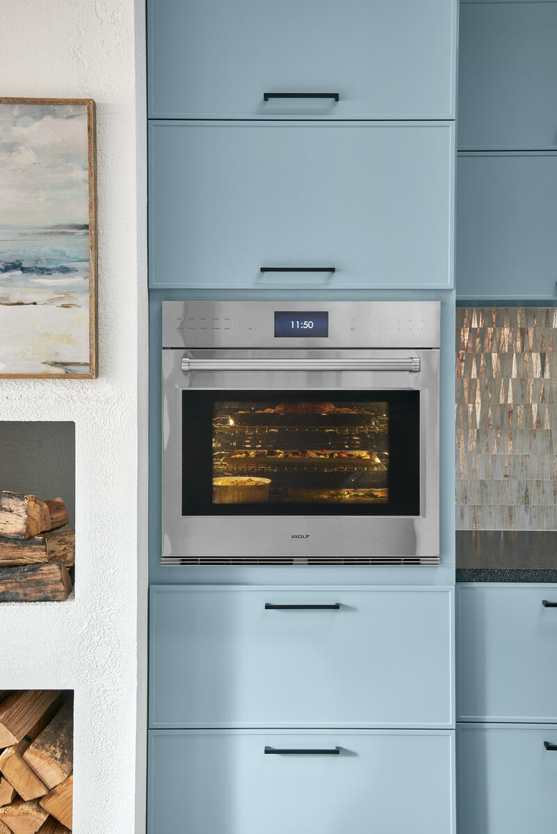 Wolf E Series 30 Stainless Steel Professional Built in Single Electric Wall Oven University Electric