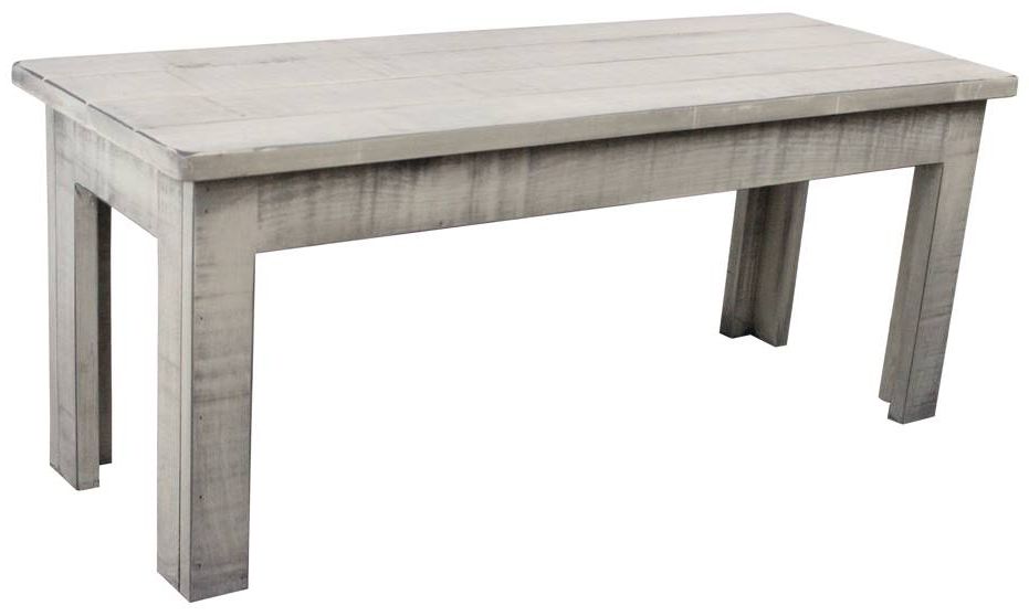American Heartland Manufacturing Rustic Straight Leg Bench | Fischer's ...
