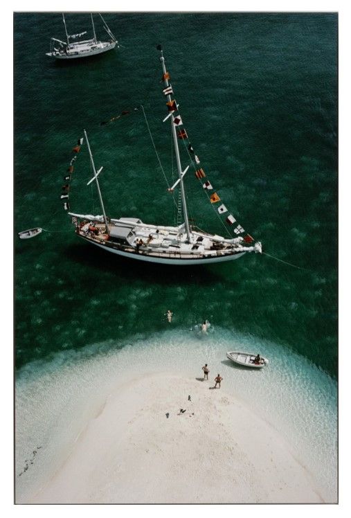 Four Hands Slim Aarons Charter Ketch Wall Art | Karvonen’s