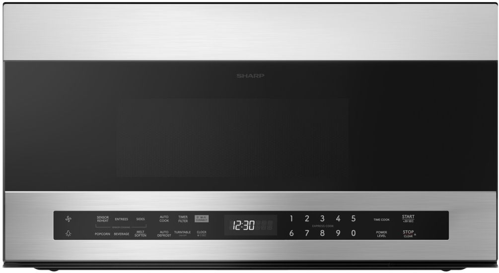 Sharp® 1.7 Cu. Ft. Stainless Steel Over The Range Microwave | Grand ...